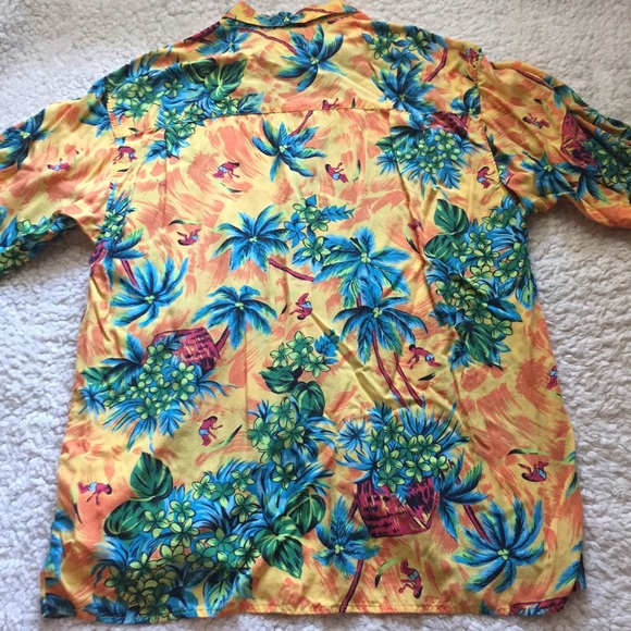 GAP | Shirts | Button Up Hawaiian Shirt Tropical Floral Bundle M | Poshmark